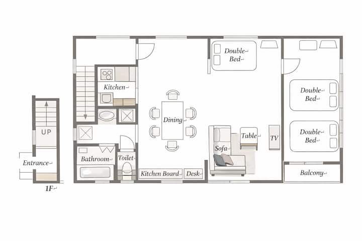 Yokohama/76㎡ /5 Min Sta/3bed +1sofa /A Parking Lot - Yokohama