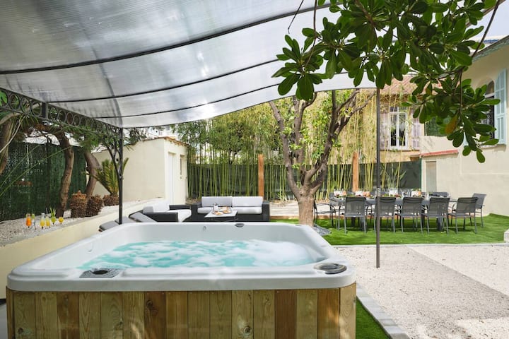 Nice Villa 12p Jacuzzi 6br Near Center - Nizza