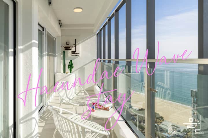 [물:곁]오픈특가#오션뷰#해변3분#일출일몰맛집#감성발코니#가족숙소#호텔침구#짐보관무료 - Busan