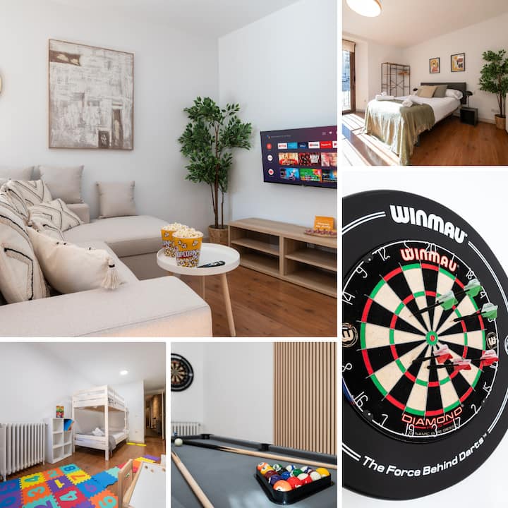 Central | Billiards | Dartboard | Pets | Family - Ávila