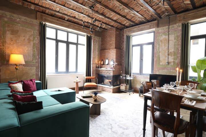 Unique Karaköy Flat  High Ceilings  Full Ac - Beykoz