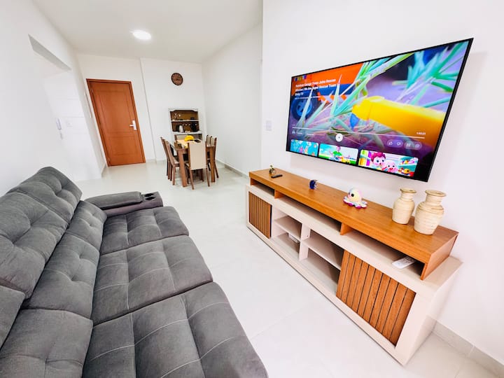 Apt 2 Quartos - Guilhermina 1 Garagem - Praia Grande