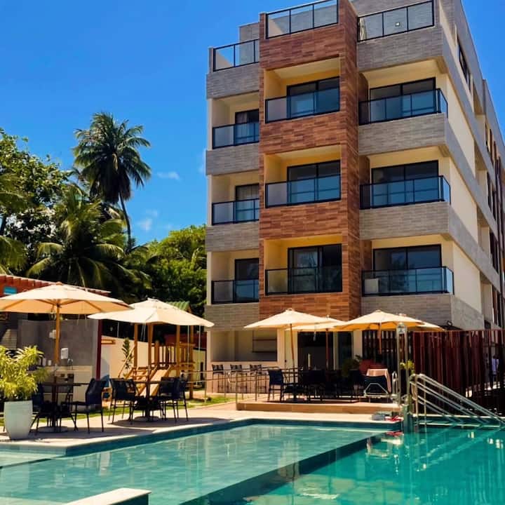 Flat Charmoso Com óTima Localização - Praia dos Carneiros