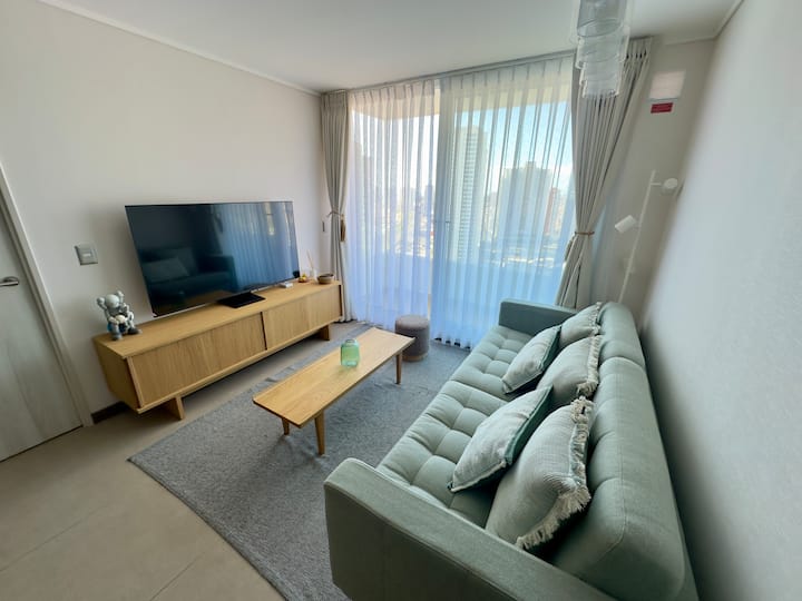 Depto Moderno Frente A Playa Brava - Full Equipado - Iquique