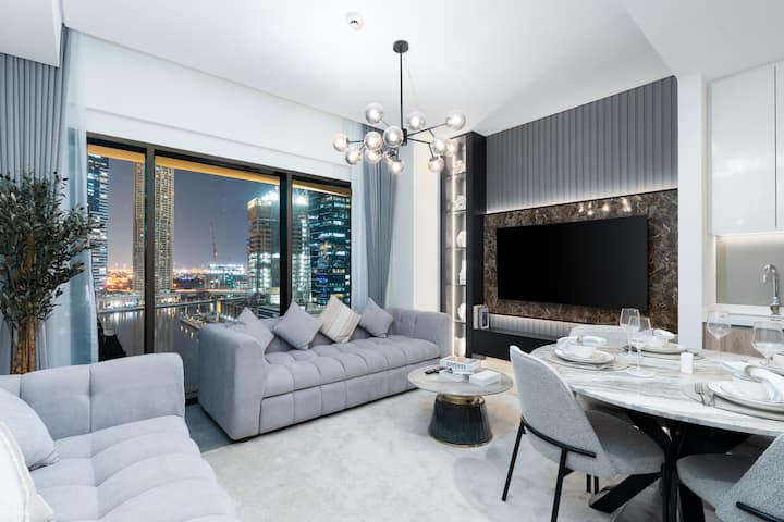 Modern 1br • Canal View • Pool View - Dubái