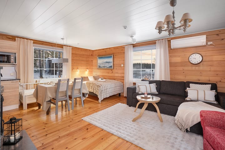 Kaihua Sauna Cabin With Traditional Finnish Kota - Rovaniemi