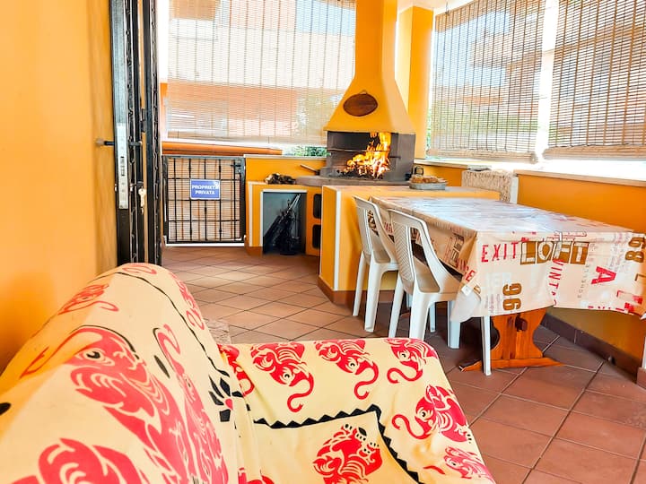 8 Min Aeroporto Fiumicino • Self Check-in • Bbq - Fiumicino