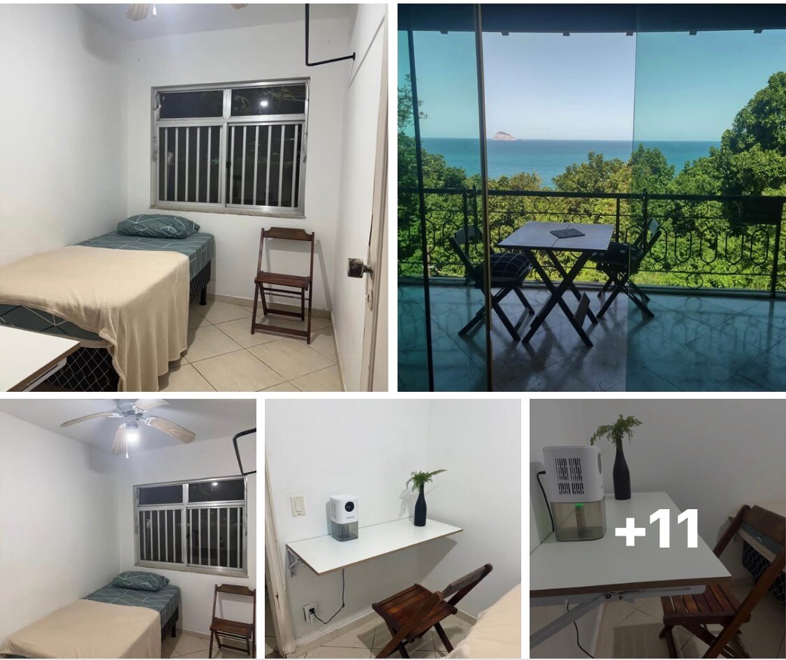 Double room for New Year's Eve with sea view - Houses for Rent in Rio ...