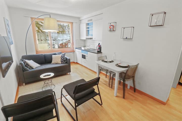 Studio à Quelques Pas De La Piscine Et Du Torrent - Loèche-les-Bains