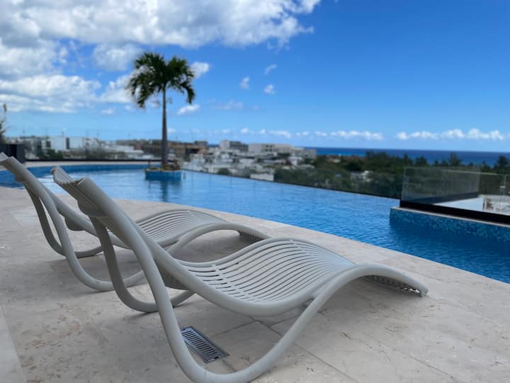 Ocean View Loft Roof Pool Quinta Avenida - Playa del Carmen