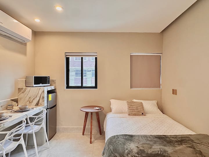 Elegante Loft + Cocineta + Smarttv - Monterrey