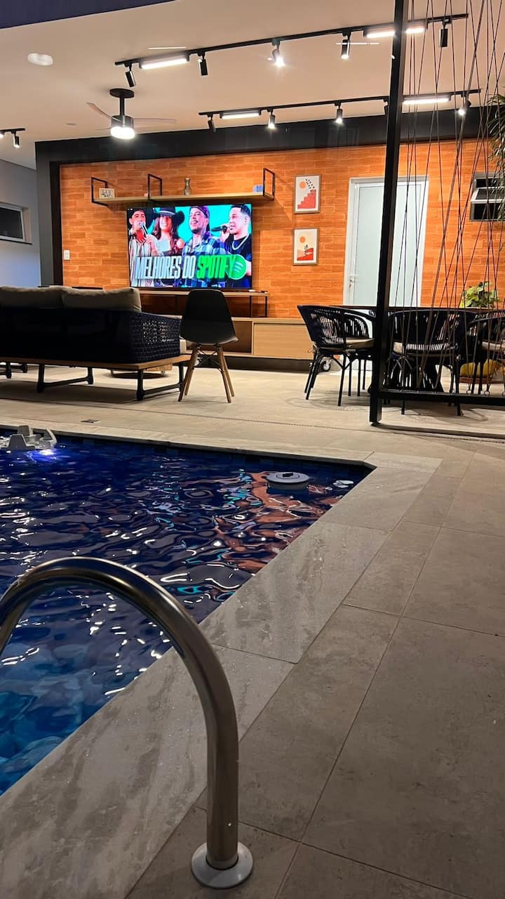 "Piscina Aquecida", Condomínio; 4min Rota Do Vinho - São Roque