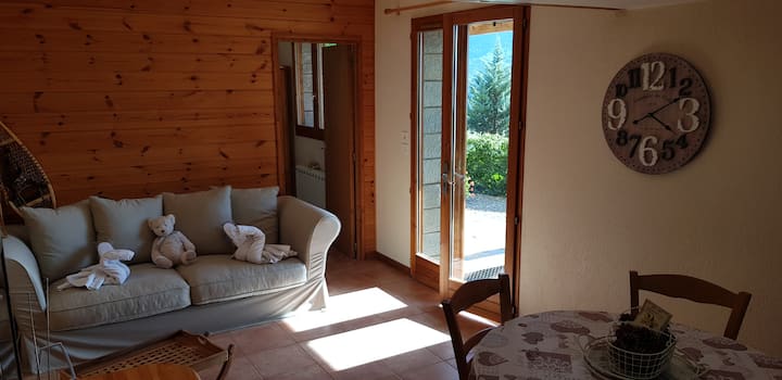 Chalet Rdc T2 Tout Equipé Avec Vue Sur Le Lac - Lac de Serre-Ponçon