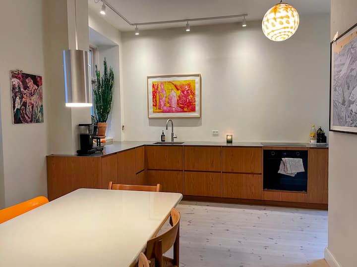 Backhouse With Garden Access In Nørrebro - Copenhague