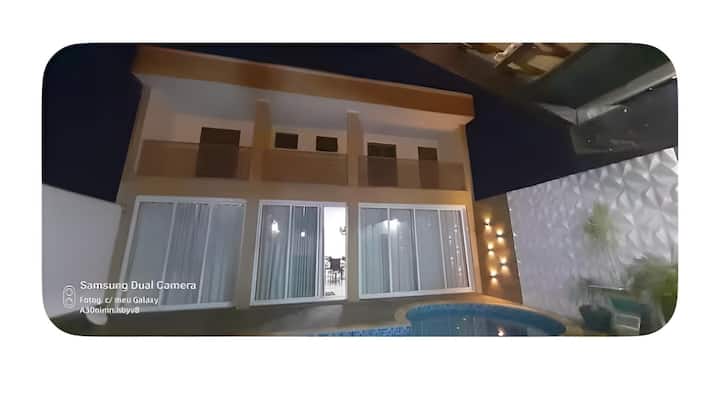 Casa De Hóspedes Piscina E ÁRea Externa Charmosa - Andradina