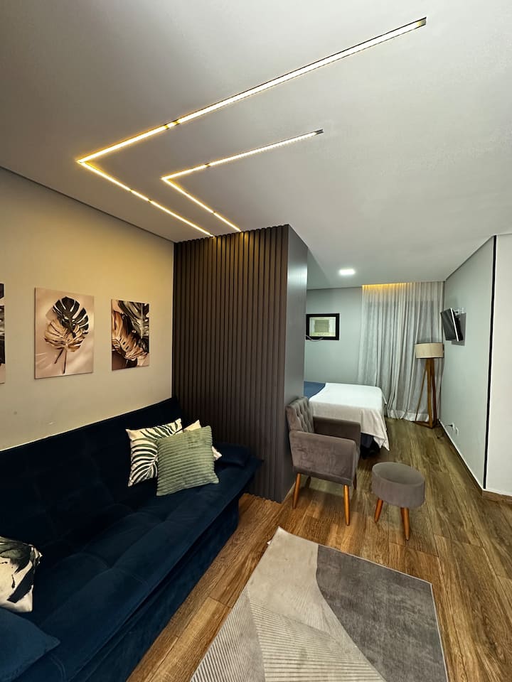 Flat Moderno, Com Piscina E A 2 Quadras Da Praia. - Sao Vicente, Brazil