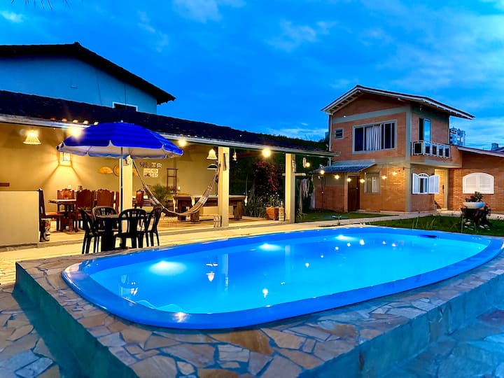 Casa C/piscina E Churrasq. Privativa 400m Da Praia - Brazil