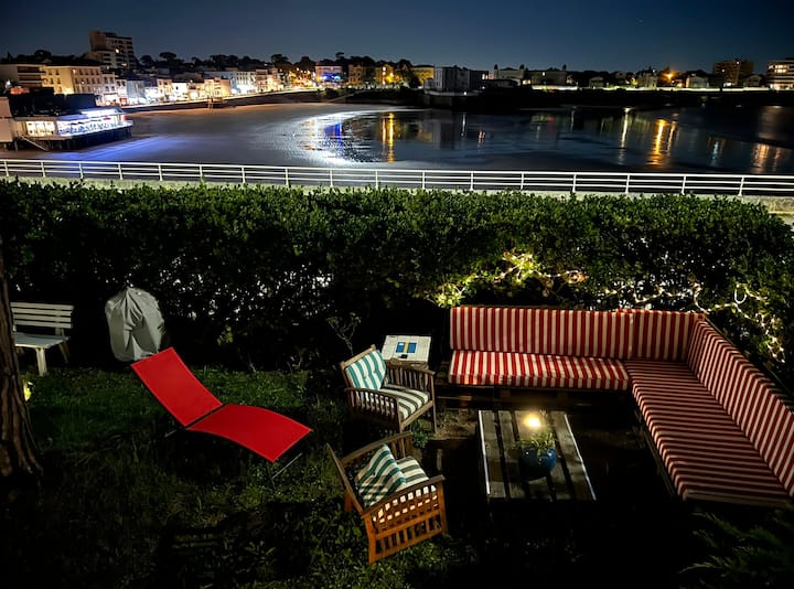 Appt. Jardin 5 Pièces 110m2 à 20m De La Plage. - Vaux-sur-Mer