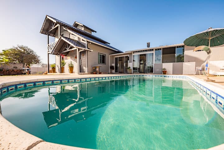 Casa C/ Piscina, 4 Quartos A 12km Da Praia Do Rosa - Imbituba