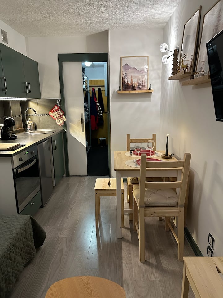 Studio Cabine Au Pied Des Pistes – Valfréjus - Valfréjus