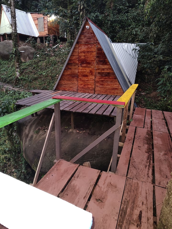 Cabaña A-frame ÚNica Con Vistas Y Acceso Al Río" - Tapachula