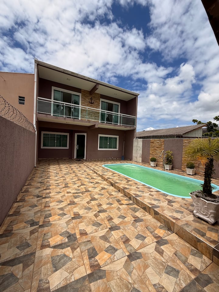 Amplo Sobrado Com Piscina Matinhos/pr - Matinhos