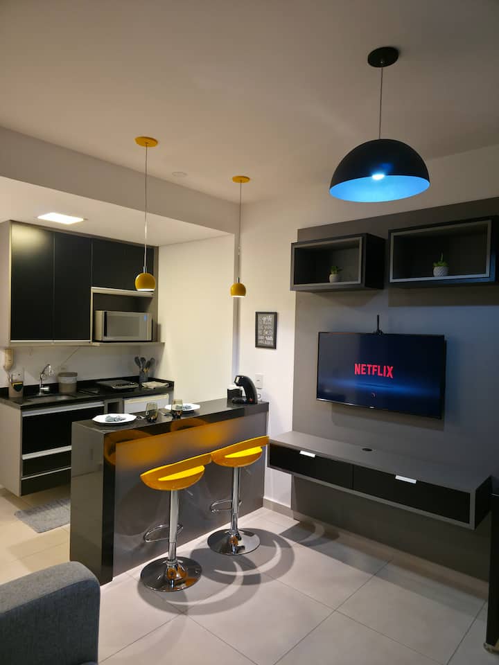 Studio 1408 Alto Padrão Andar Alto Cond Duo Jk - São José do Rio Preto