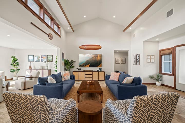 Luxury Poipu Home, Golf Views, Ac, Modern Kitchen - Koloa, HI