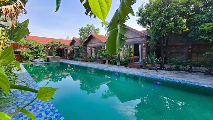 Châu Minh House With Pool In Van Long - Vietnam