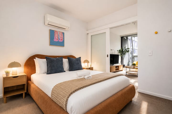 Luxe & Stylish Central | Gym | Qv Mkt | 4 Guests - Melbourne