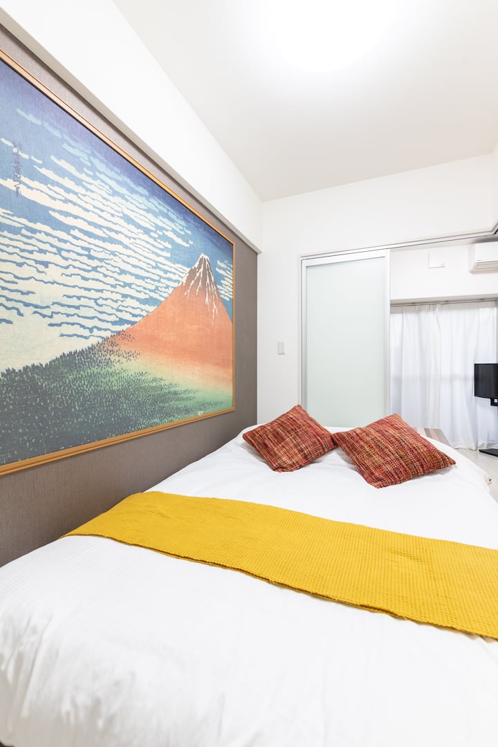 【Hotel Namba East 903 】なんば駅徒歩8分・５人泊まれる！ - Osaka