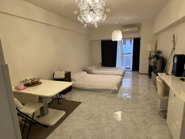 日本橋駅、黒門市場徒歩2分・道頓堀、難波、心斎橋、徒歩6分【桜空303】 - Osaka