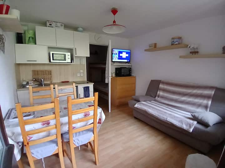 Beau Studio Cabine à Prapoutel Pour 4 Personnes - Prapoutel