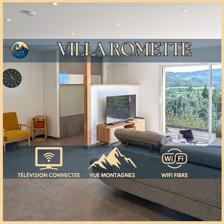 Villa Romette, Spacieuse, Parking, Vue Montagnes - Hautes-Alpes