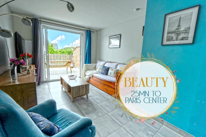 25mn De Paris Centre / Parking & Quartier Calme - Asnières-sur-Seine