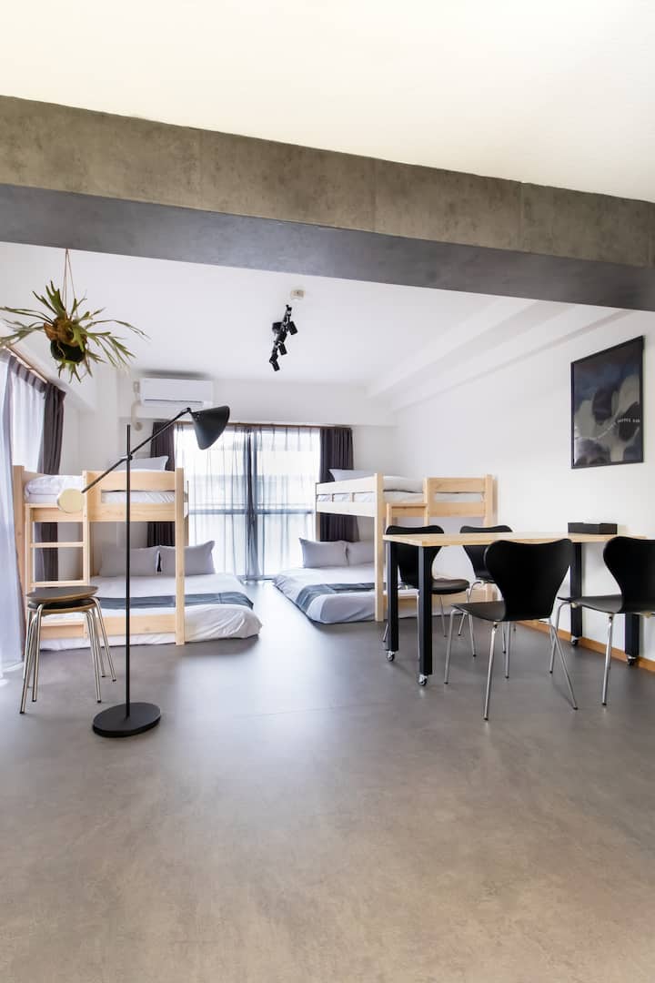 桜坂駅徒歩3分｜洗濯乾燥機付｜天神・博多好アクセス｜家族向け/ Saka Hotel 201 - Fukuoka