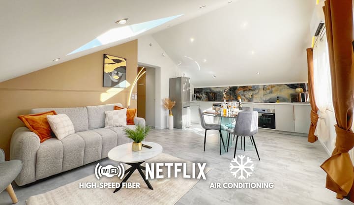 L'ag₳te-4pers-1ch-clim-calme-ski-velo-jardin - Saint-Jean-de-Maurienne