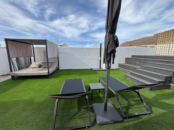 Modern House With Sea Views And Pool - Maspalomas