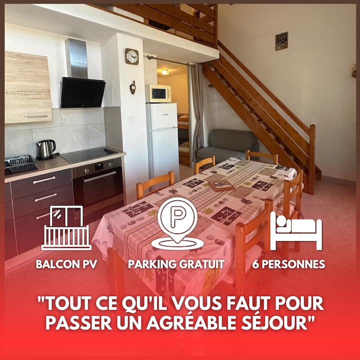 Duplex à Prémanon Dans Une Residence Calme - Bois-d'Amont