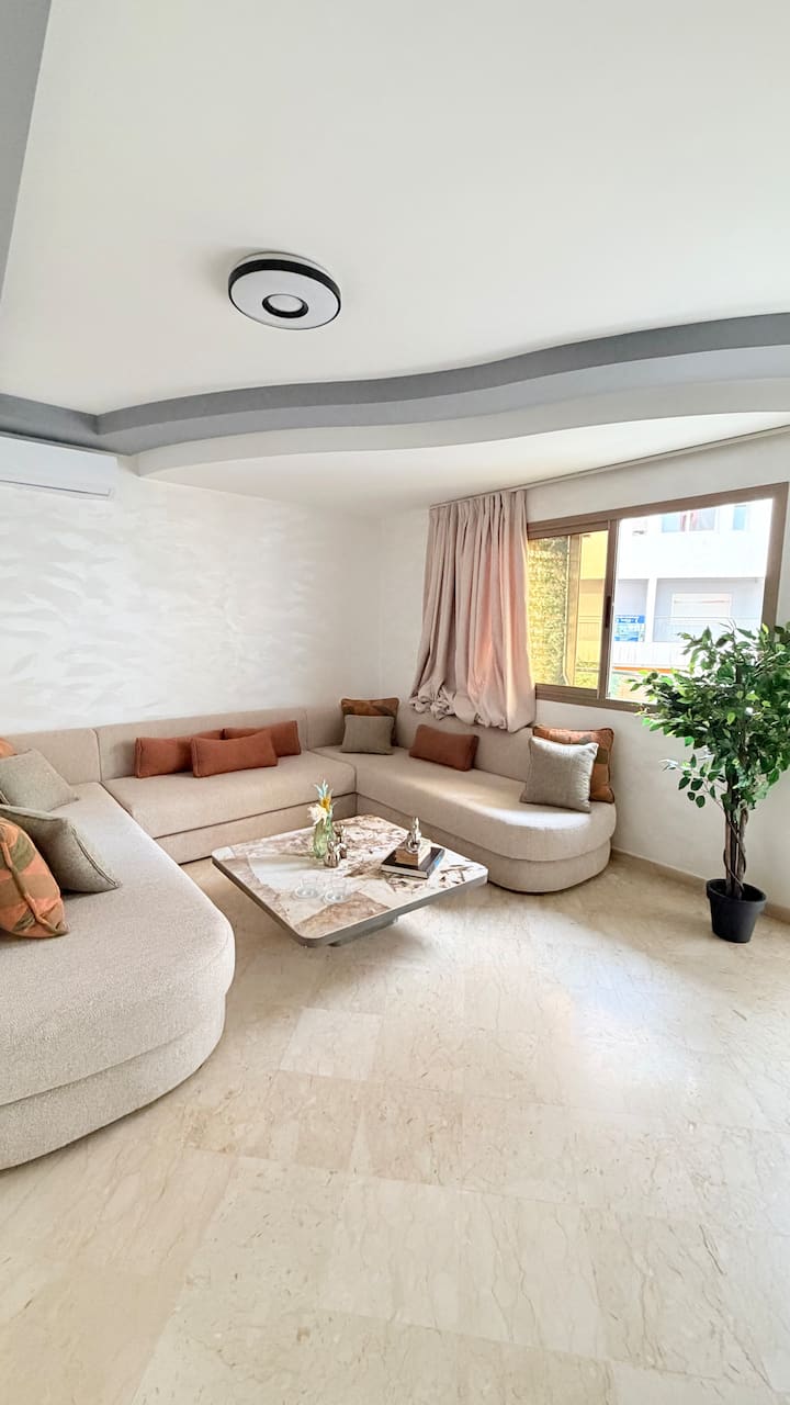Chic Haven Haut Founty / 2br Cosy & Bien Situé - Agadir