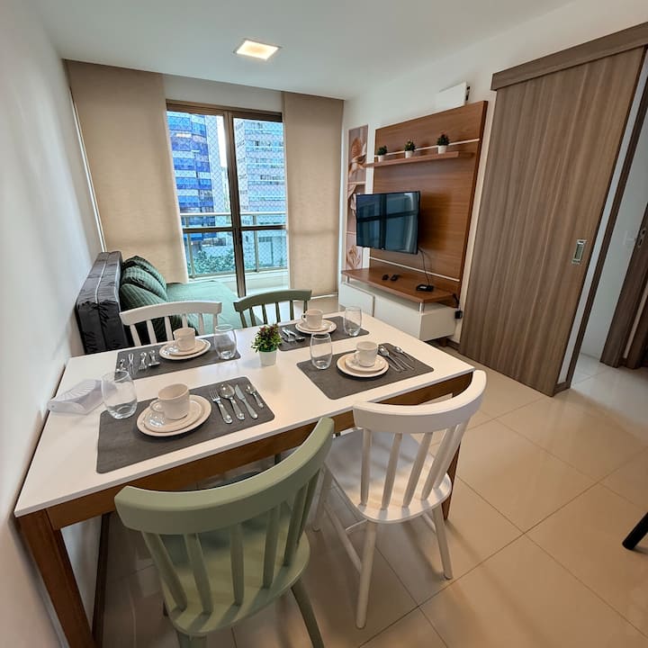 Quarto & Sala 100%refrigerado Wi-fi  Garagem - Vitoria