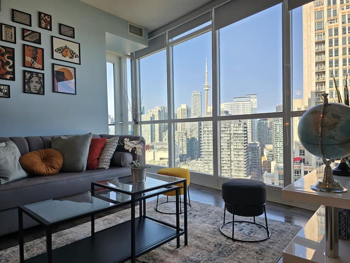 2bd 2ba Dwntn Parking, Balcony, Airport & Lakeview - Toronto