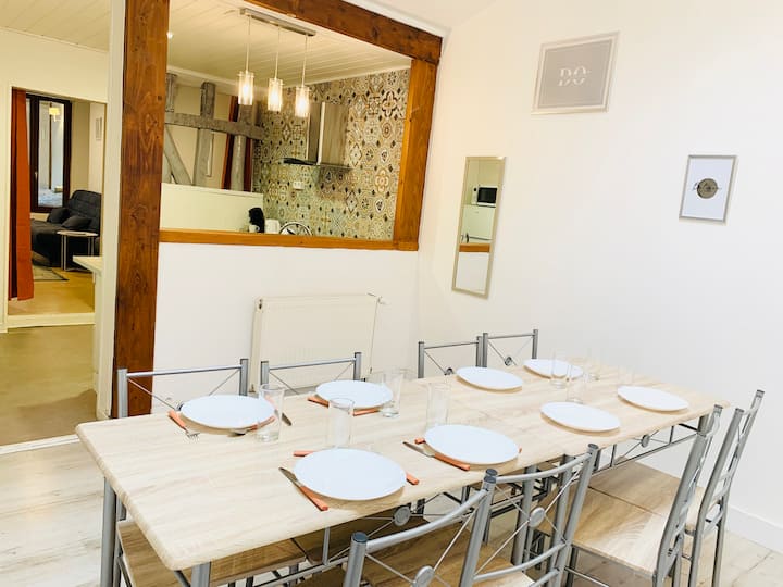 Idéal Groupes/pro/famille - 6 Couchages - 12 Pers. - Aube