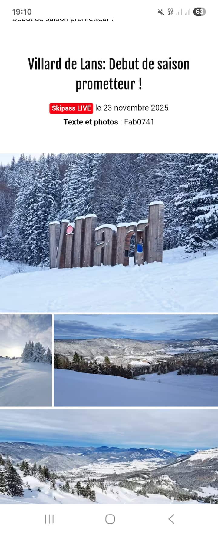 Superbe Appartement De 66 M2 Aux Pieds Des Pistes - Villard-de-Lans