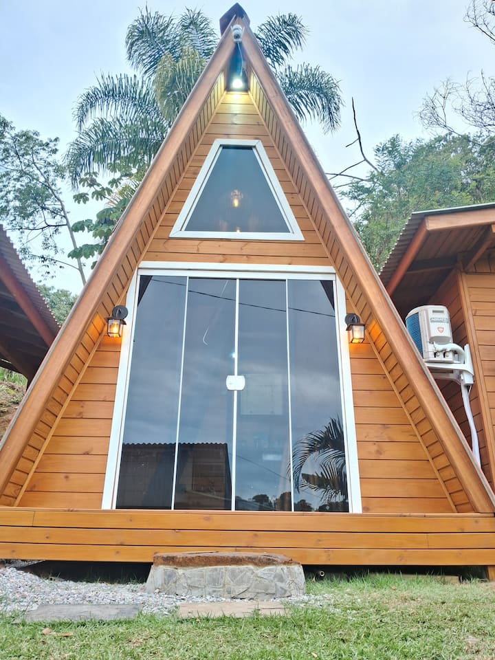 Cabana A-frame • Seu Refúgio Perfeito Na Natureza - Florianópolis