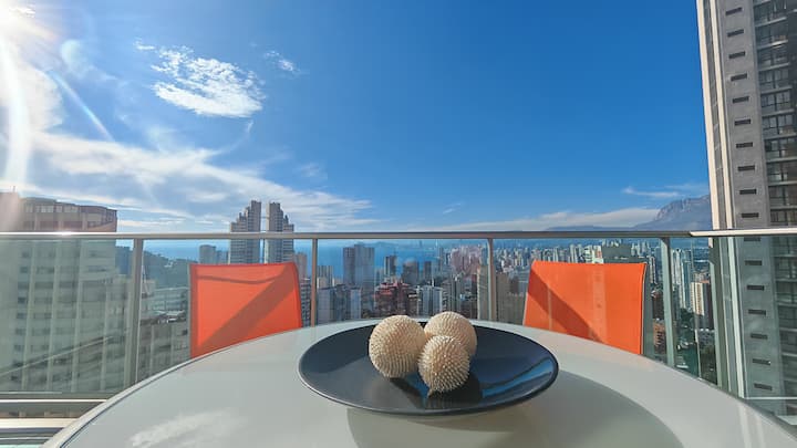 Skyline 14, 2 Dormitorios Vista Mar Y Cuidad - Benidorm