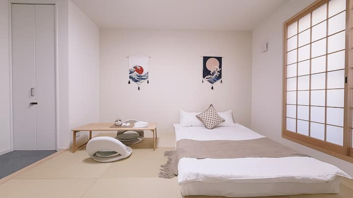 5 Min- Namba|kix|japanese Style|3b 2r 5ppl|49㎡ |C - Tennōji Station - Osaka