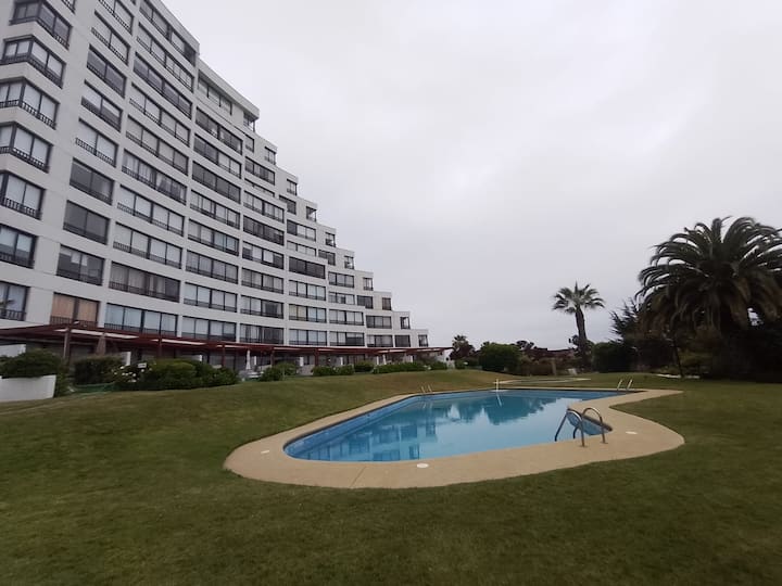 Depto. Frente Al Mar, La Mejor Vista De Reñaca. - Viña del Mar