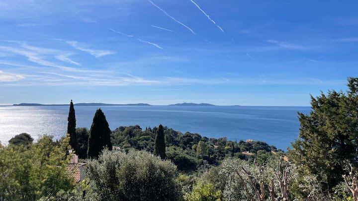 Splendide Villa De 250m2 Vue Mer Et Piscine - Rayol-Canadel-sur-Mer