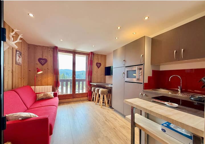 Les Saisies, Superbe Studio Au Pied Des Pistes - Notre-Dame-de-Bellecombe